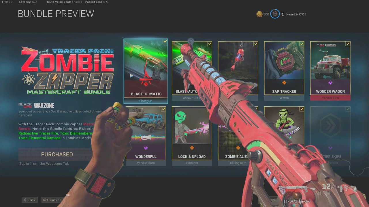 Tracer Pack Zombie Zapper Mastercraft Bundle Raygun l Call of Duty Cold ...