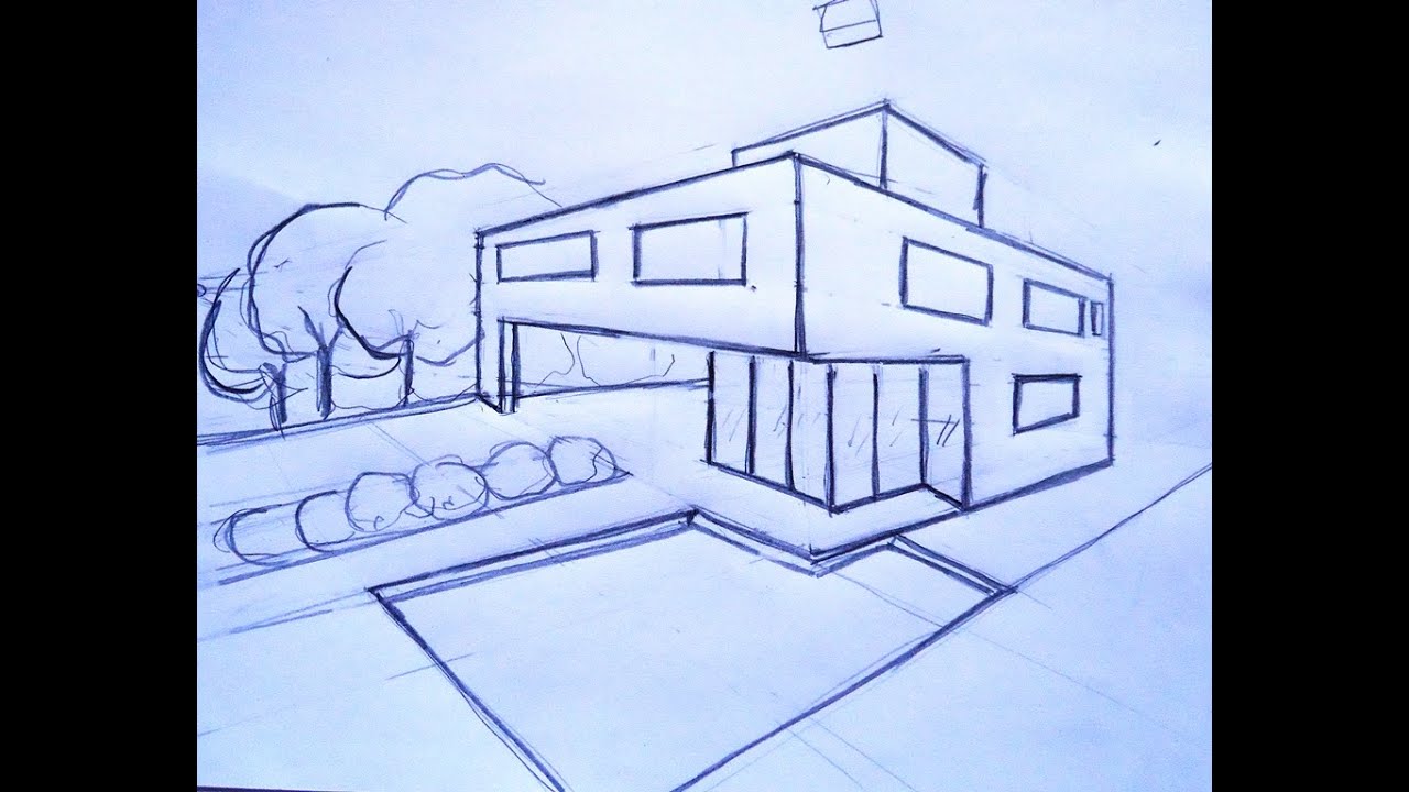 Perspectiva dois pontos de fuga - YouTube