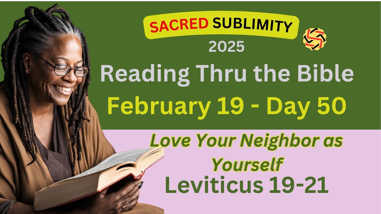 Be Ye Holy Because God is Holy. Day 50: Leviticus 19-21, Reading thru ...