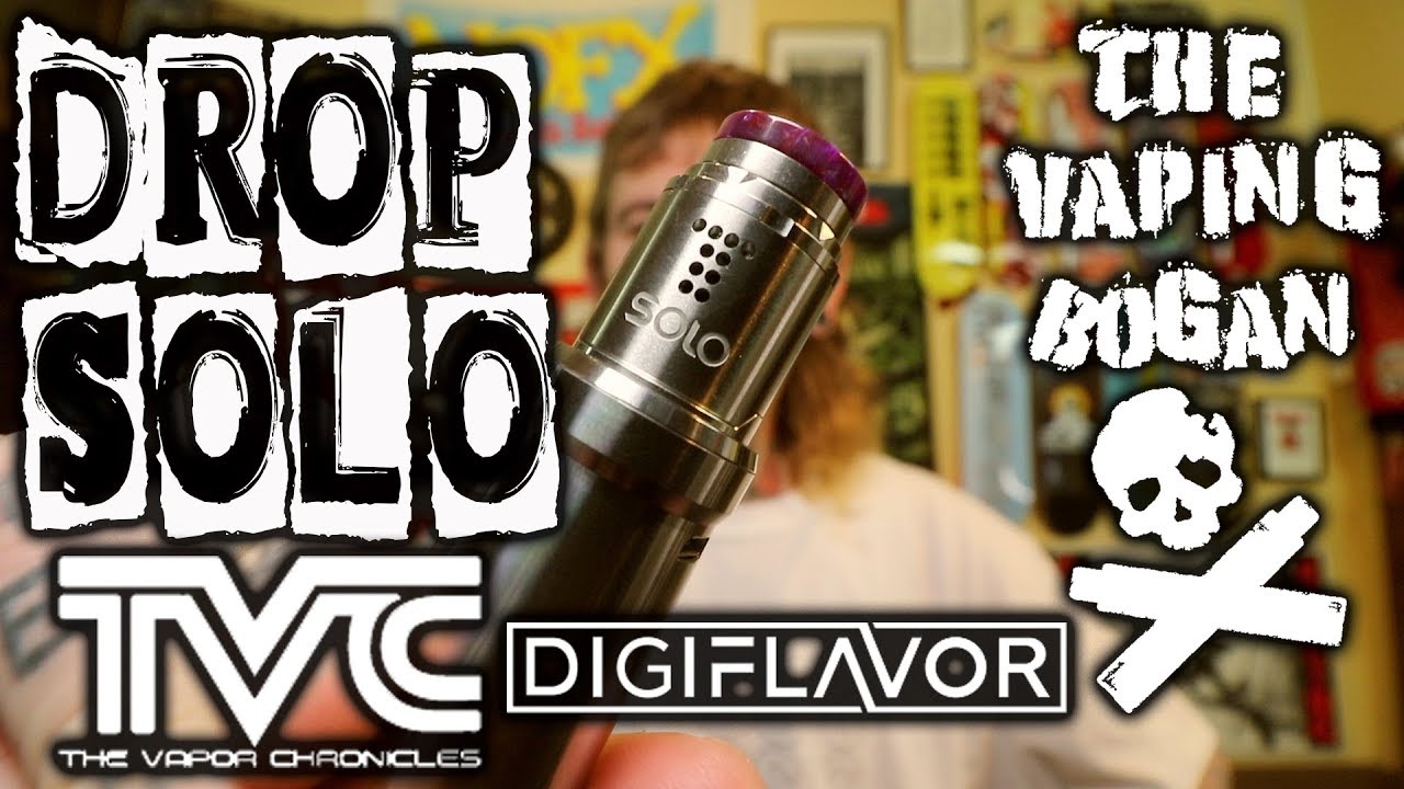 Drop Solo RDA | The Vapor Chronicles X Digiflavor | Dual Vertical Coil ...