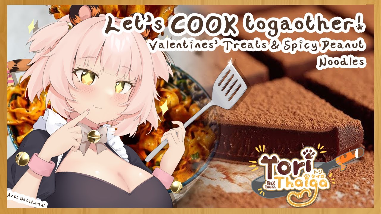 Choco Day Prep~ Let's COOK with a VTUBER! Tori Thaiga - YouTube