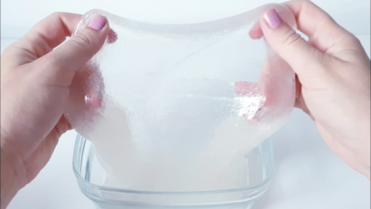 How to make Clear Slime - Transparent Slime - Cum sa faci Slime ...