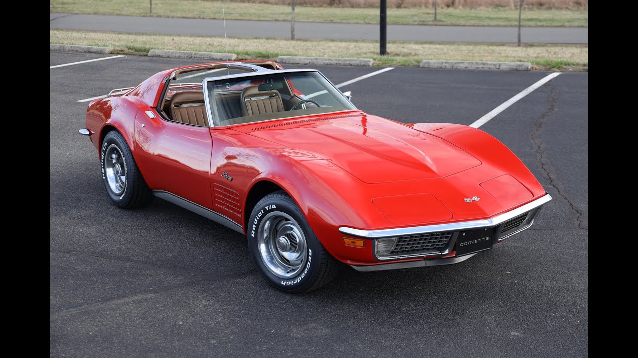 1971 Corvette - You Look AMAZING in Red! - YouTube