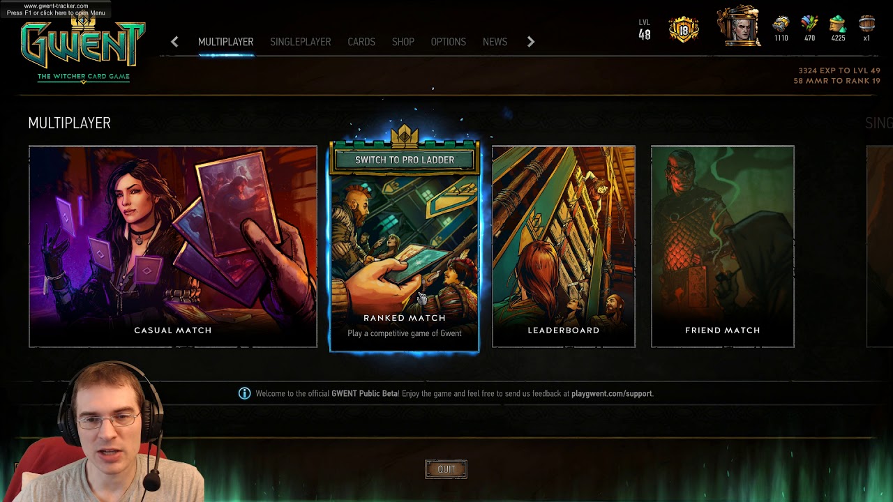 Greg's Gwent Guide Level 1-19: Multiplayer Modes - YouTube