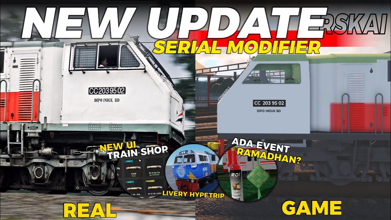 New Update Lokomotif Serial Modifier & New Camera‼️ Ada Bocoran Update ...