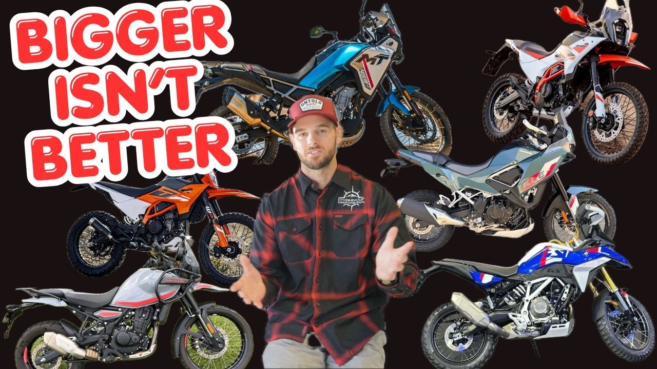 Adventure Bikes Are Getting Smaller Again... Here's Why - YouTube