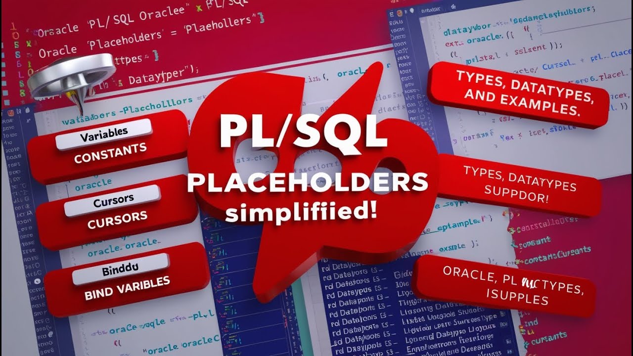 PL/SQL Placeholders: Types, Datatypes, and Usage Explained - YouTube