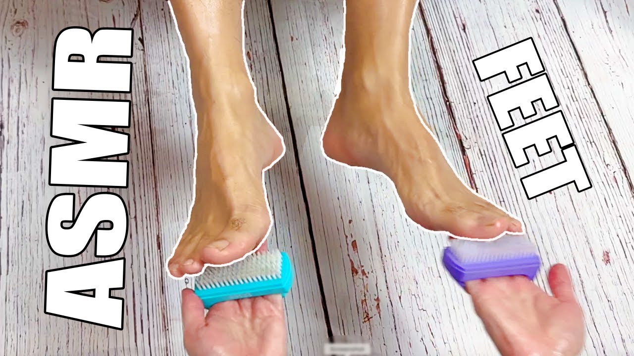ASMR | Foot Anyone?Scraping/Massage With Different Sounds | - YouTube