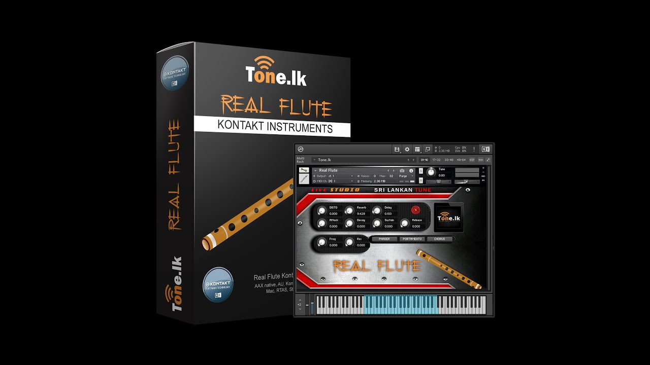 Real Flute for Kontakt VST Player ( Overview DEMO ) - YouTube