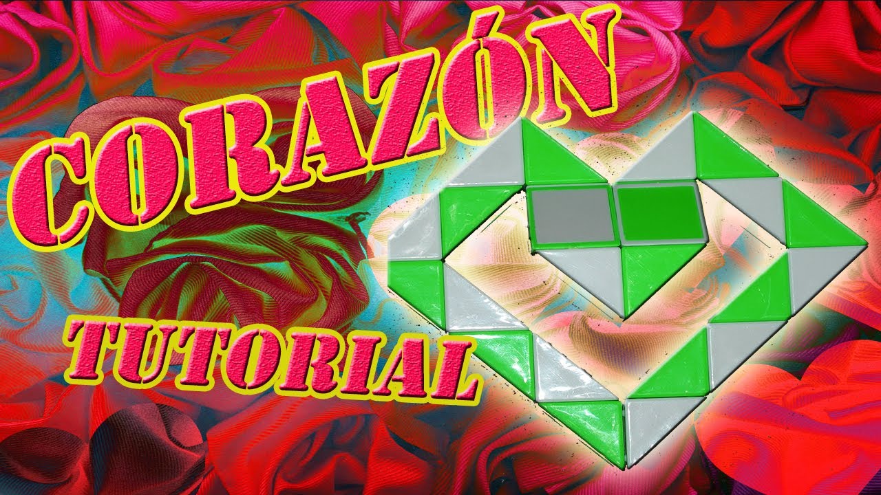 Como hacer Un Corazon con Rubik Snake(Serpiente)/Twist Rubik´s en ...