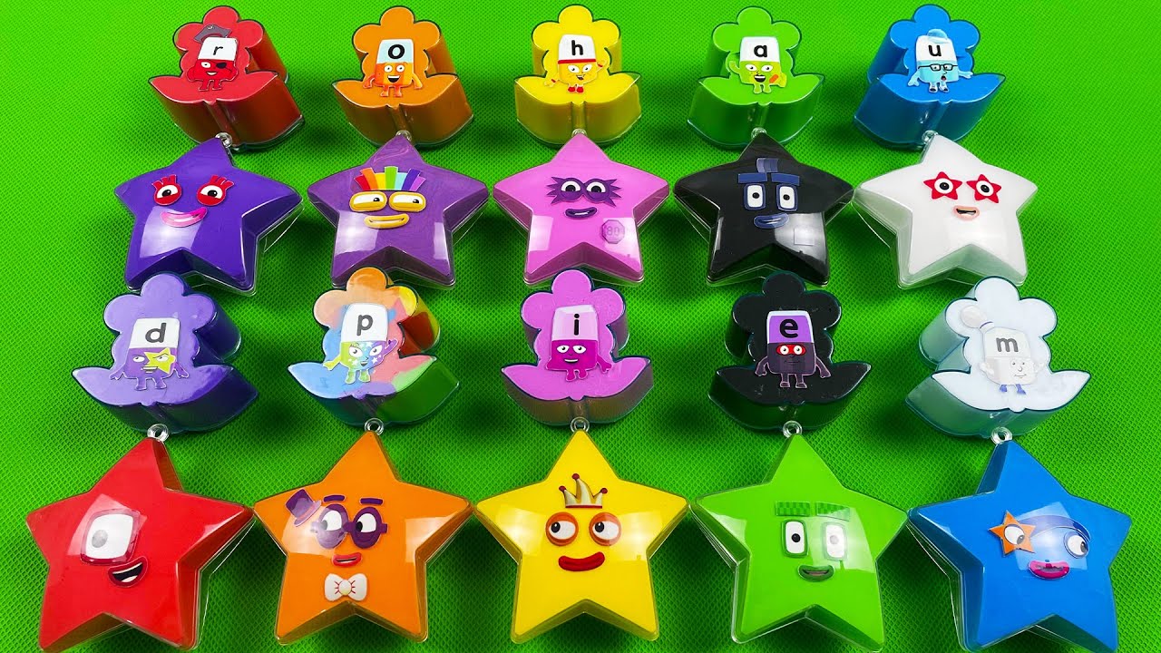 Numberblocks & Alphablocks – Looking Clay With The Star and the Flower ...