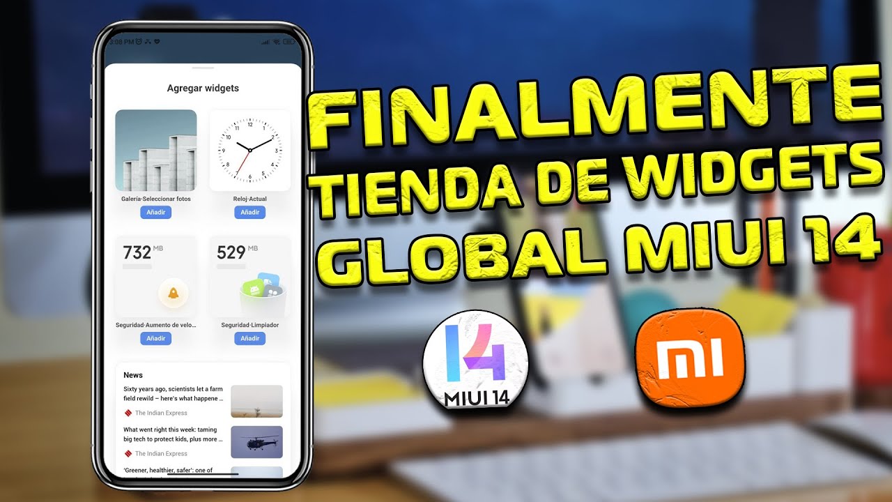 Agrega Widgets a tu Xiaomi dentro de la Bóveda de Aplicaciones. Widgets ...