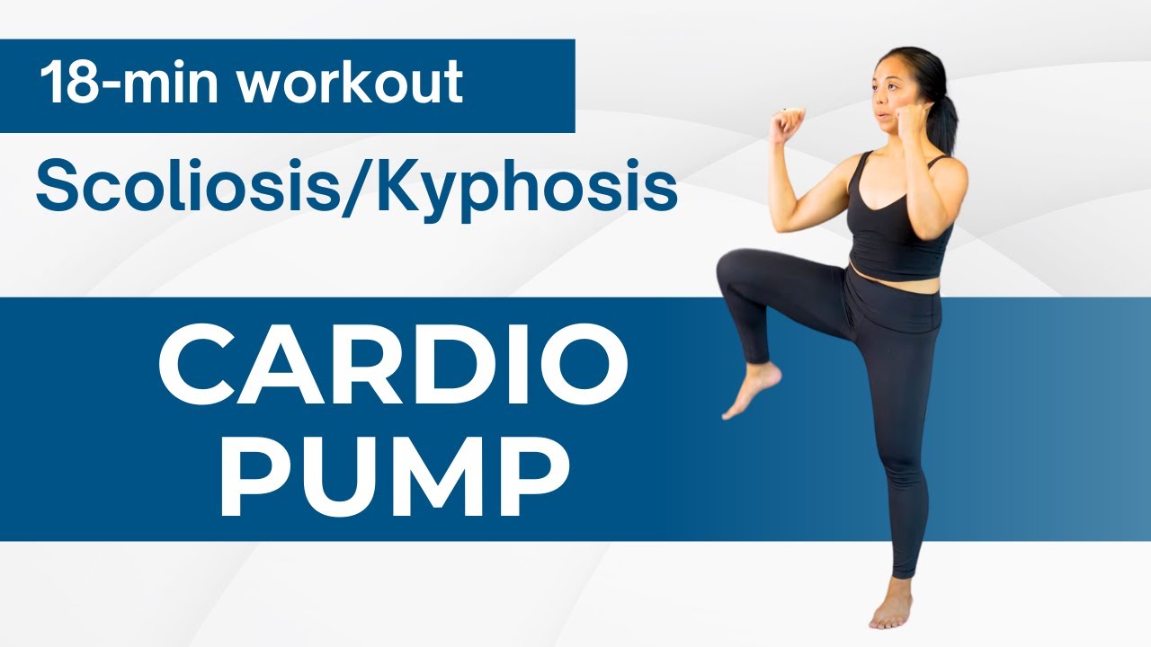 Scoliosis-Friendly CARDIO PUMP Workout at Home - YouTube