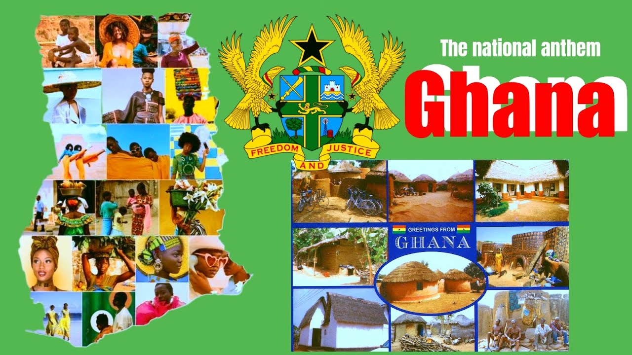 The national anthem of Ghana "God Bless Our Homeland Ghana", adopted ...