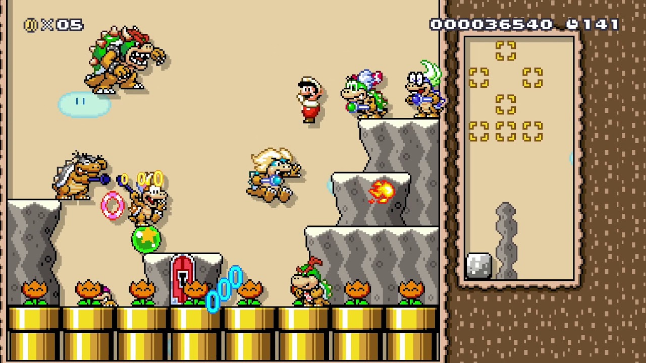 Bowser band's dessert temple by RGA 🍄 Super Mario Maker 2 😶 No ...