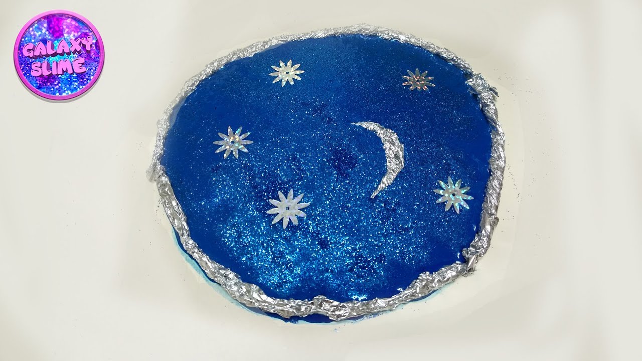 Night sky slime | Galaxy Slime - YouTube