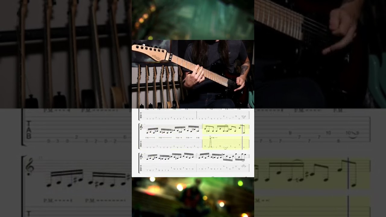 Miles Dimitri Baker - Voidbringer - Years of Waste Guitar + Tab #shorts ...