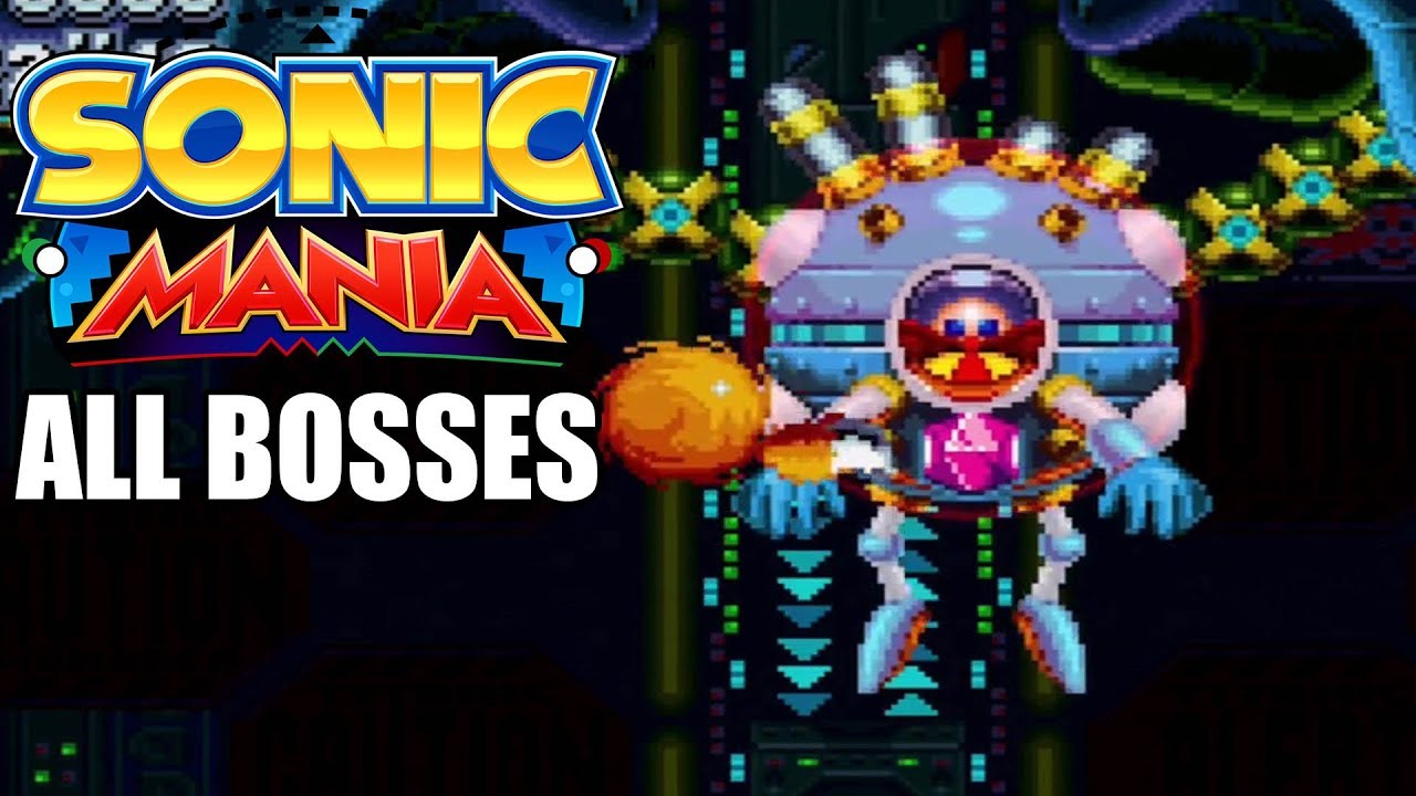Sonic Mania All Bosses - YouTube