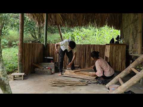 Khanh uses love to rebuild Tieu Ai's dilapidated kitchen in the forest.