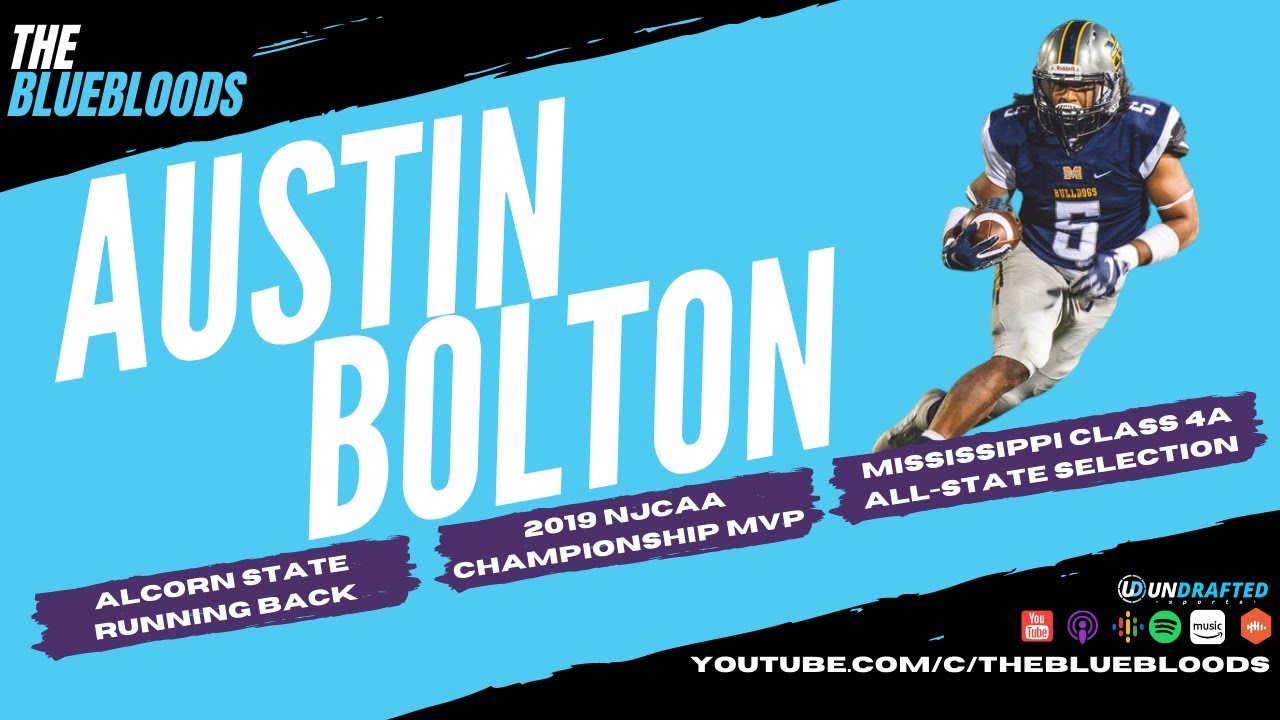 Austin Bolton (Alcorn State RB) Interview | The Bluebloods - YouTube
