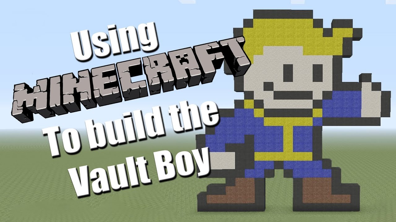 Fallout Vault Boy Pixel Art