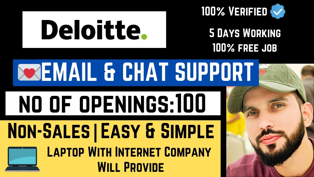 💼 Deloitte Mega Hiring 2025 🚀 | Email & Chat Support Job 💻 | Easy ...