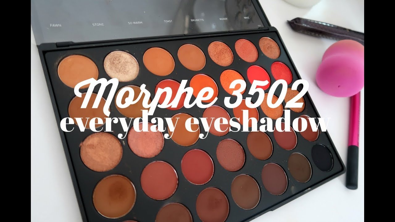 Morphe 3502 Everyday Eyeshadow - YouTube