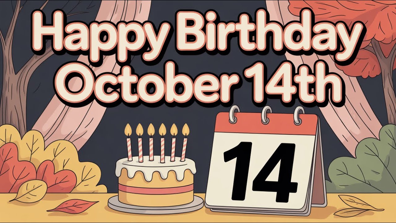 Happy Birthday October 14 | Celebrate an October 14 Birthday - YouTube