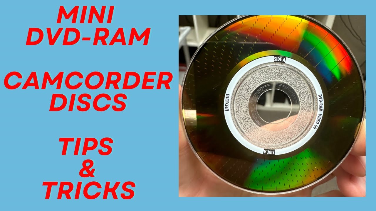 Mini DVD-Ram Camcorder Disc Common Problems & How to Fix - YouTube