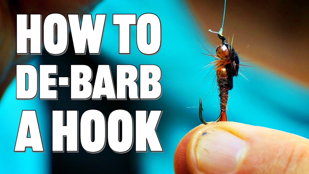 How To Debarb a Hook - YouTube