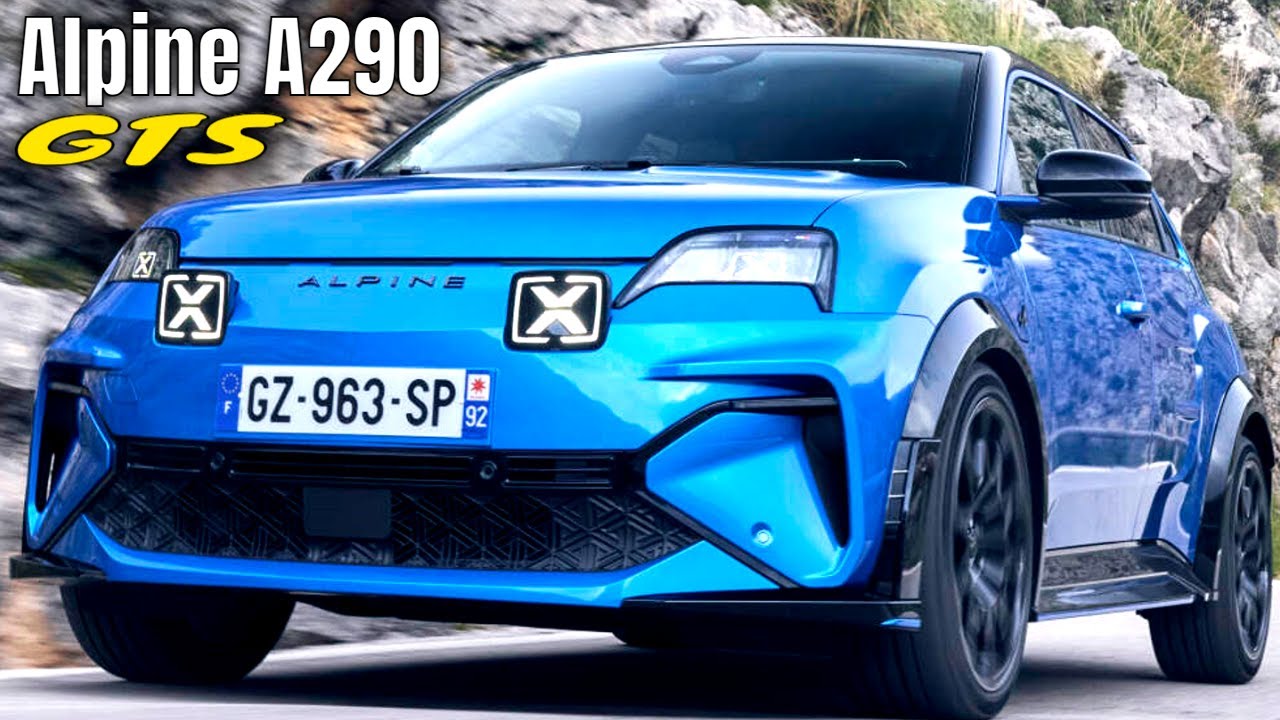 2025 Alpine A290 GTS in Vision Blue - YouTube