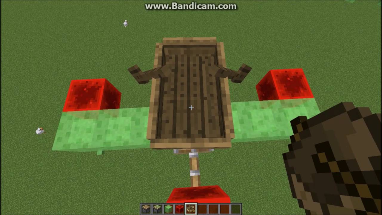 Minecraft redstone:#1 hướng dẫn làm máy bay thả bom đơn giản - YouTube