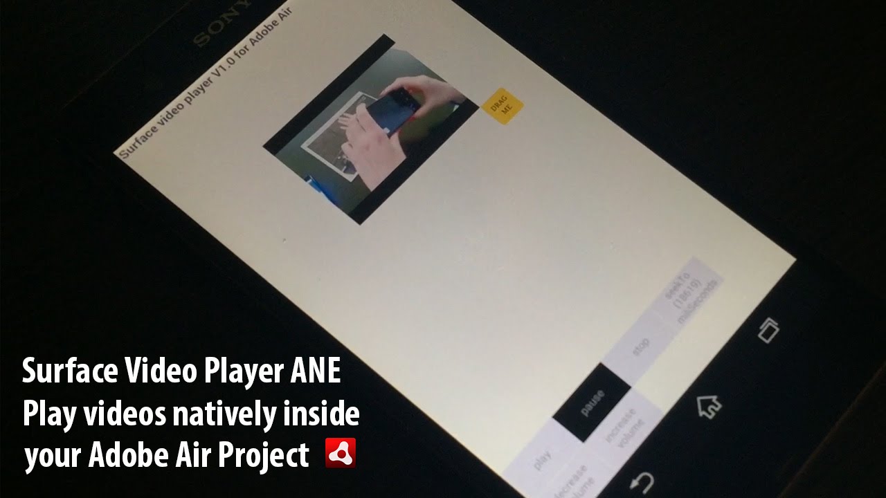 Play Videos natively inside Adobe Air app - YouTube