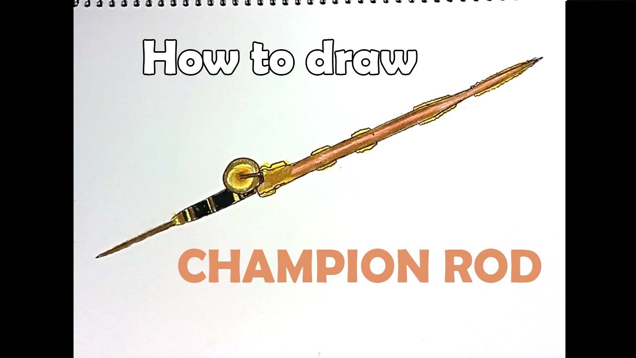 Drawing by Request: How to draw Champion Rod Fisch Roblox - YouTube