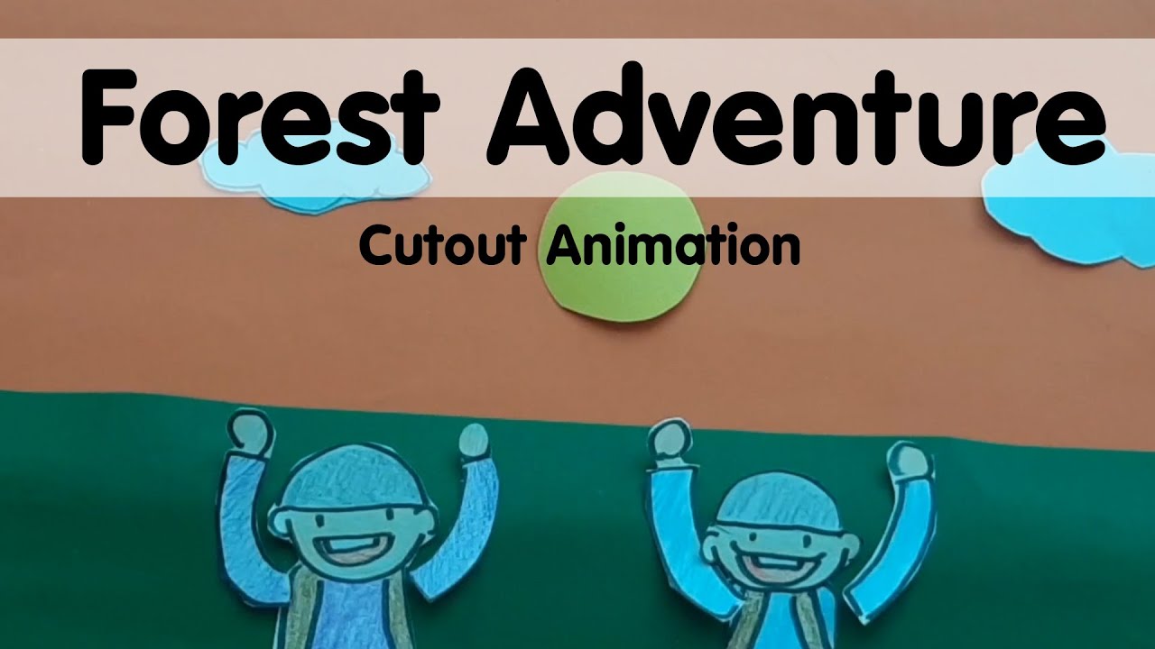 Forest Adventure - cutout animation - YouTube