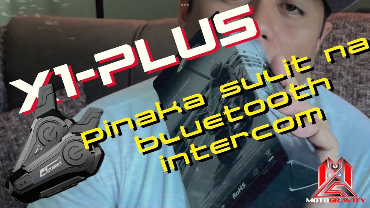 SULIT NA BLUETOOTH INTERCOM PARA SA HELMET MO | X1-PLUS - YouTube