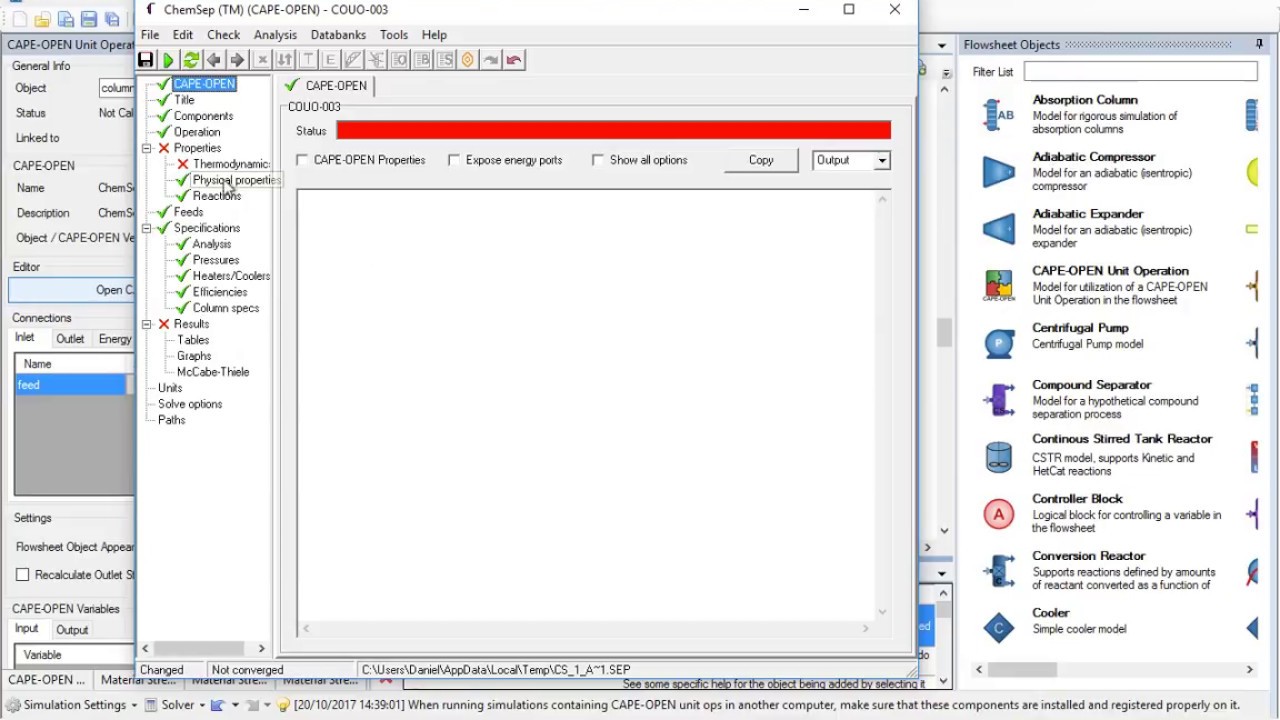 Adding a ChemSep Distillation Column - YouTube