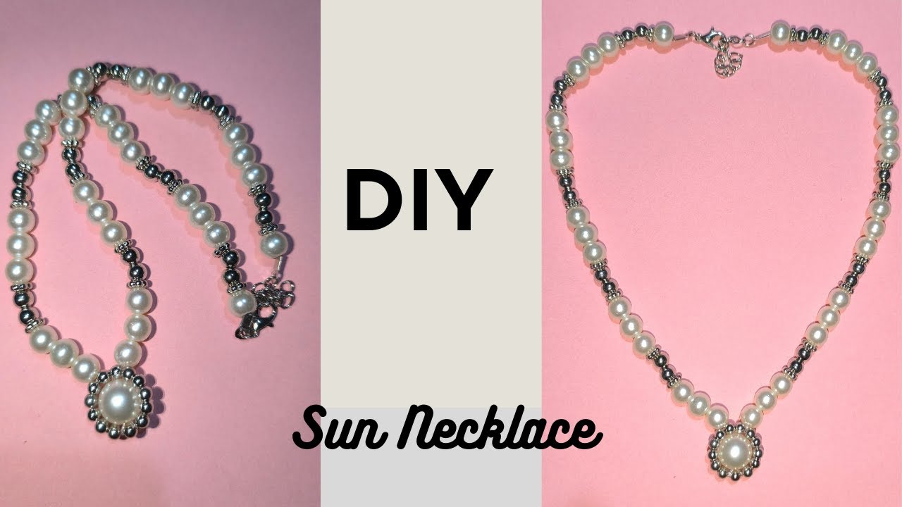 DIY how to make a sun shape out of beads , easy to make - YouTube