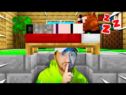 I Secretly Moved Into His Minecraft House.. (ends bad)