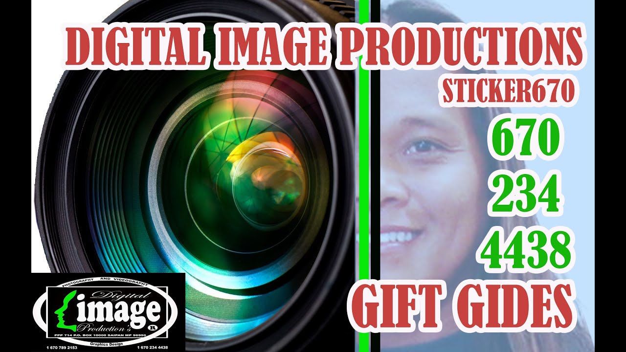 Digital Image Productions, Gift Guides, Sticker670 - YouTube