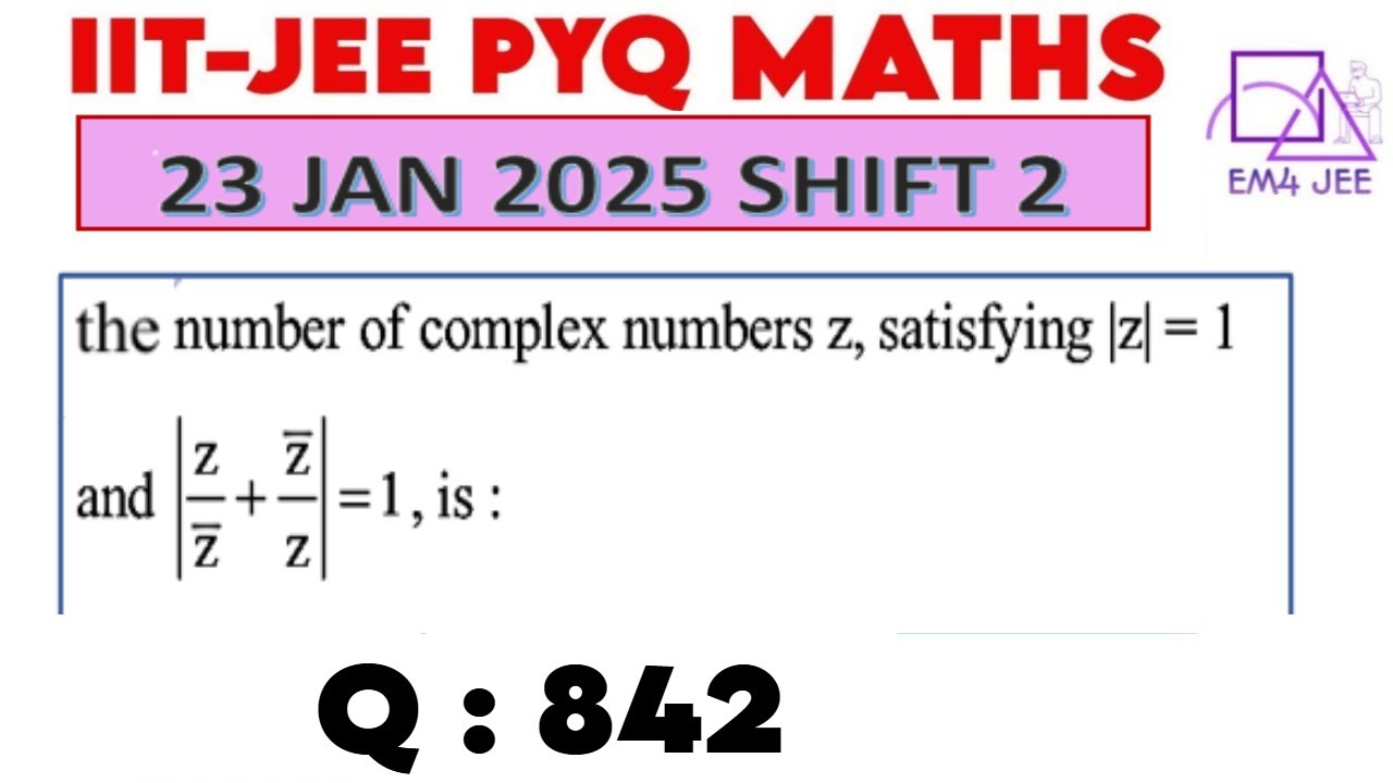 The number of complex numbers z, satisfying |z| = 1 and |(z/z ̅ ) + (z ...