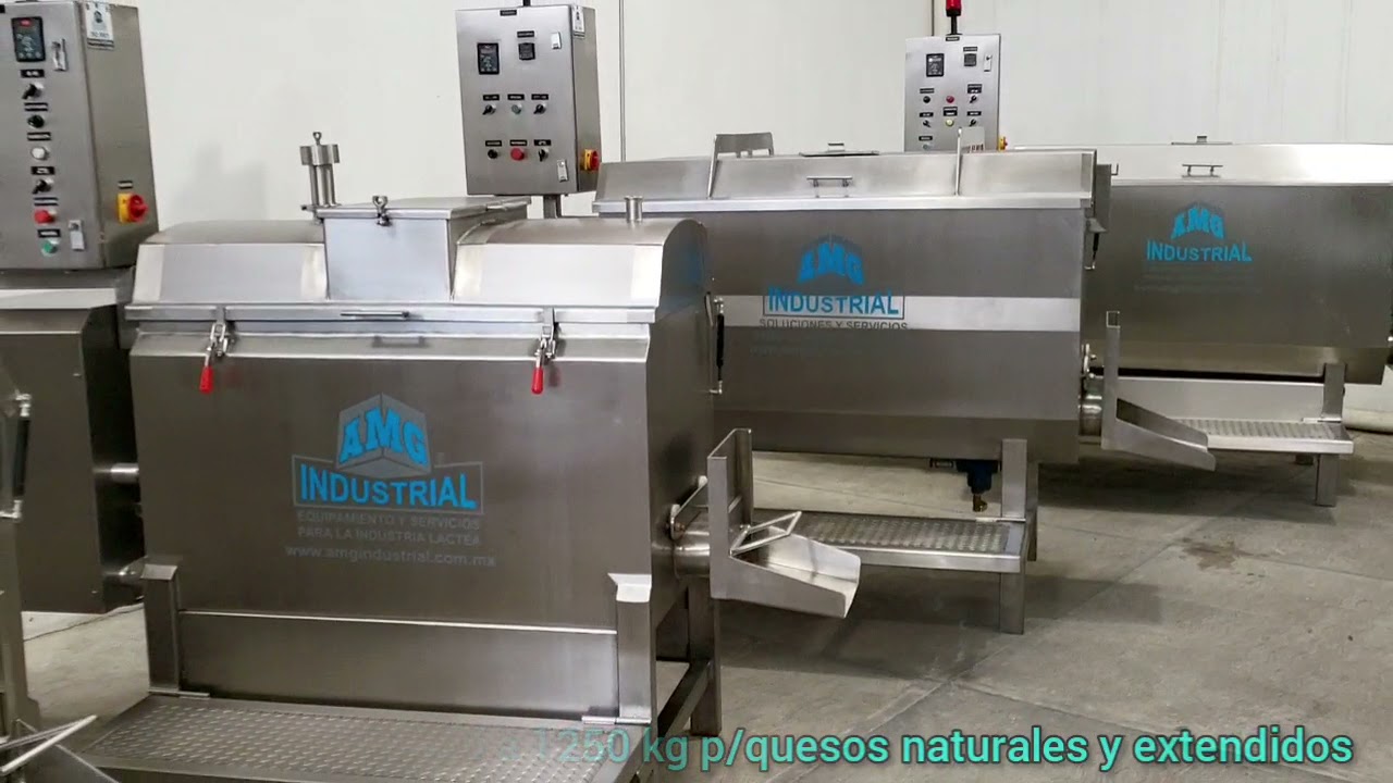 Malaxadoras, hiladoras, cookers y extrusores, quesos hilados , fundidos ...