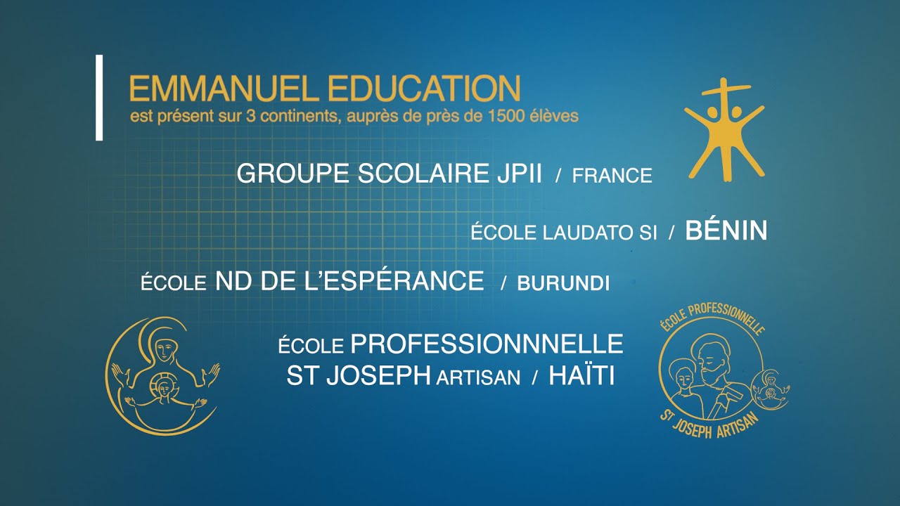 Emmanuel Education : la Mission au coeur de l'Enseignement - YouTube