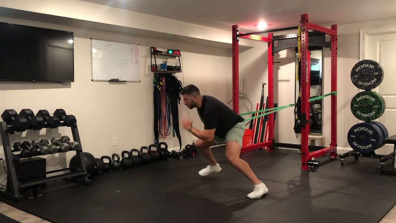 Matthew Ibrahim | Band Resisted Lateral Shuffle (Posterior Resistance ...
