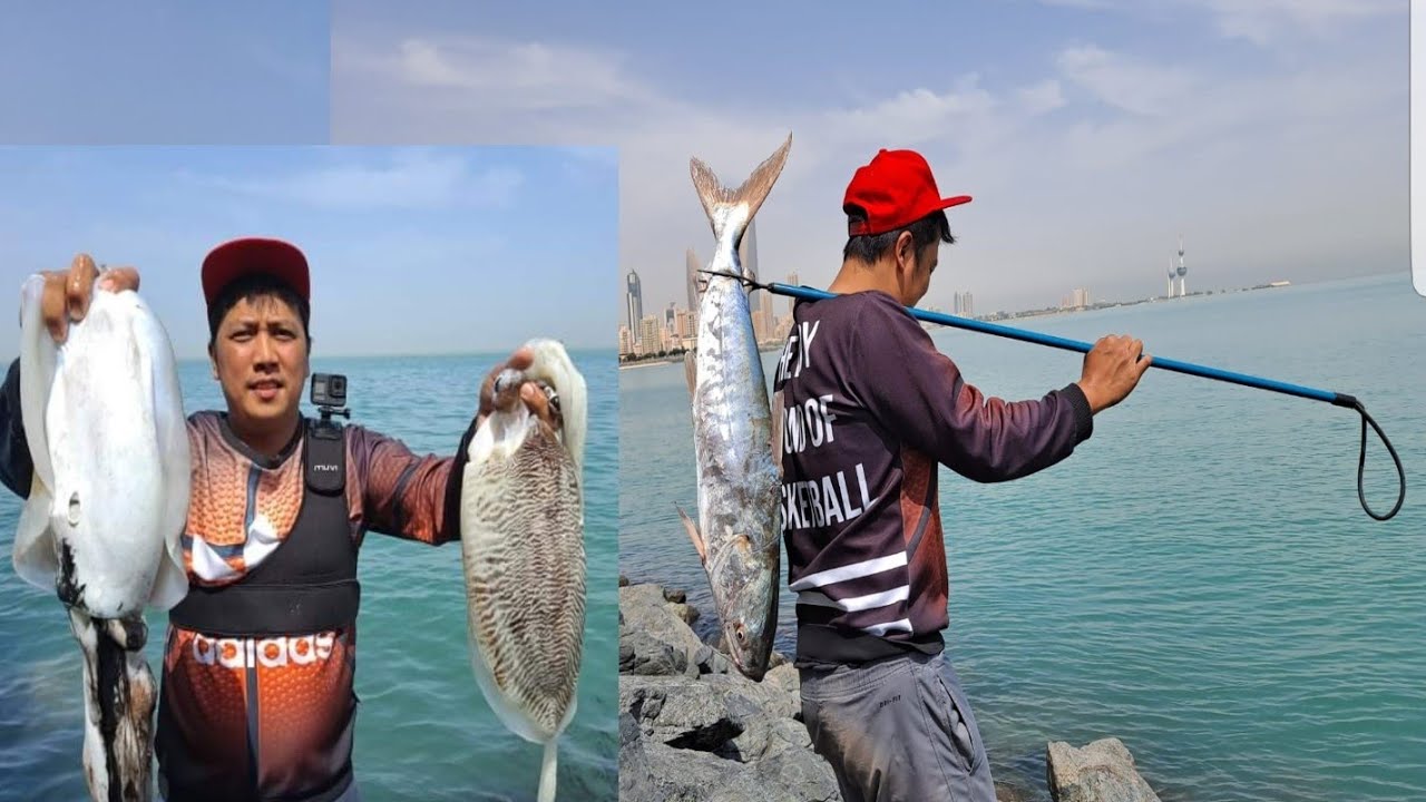 EP-261 Nakajackpot ng malaking Isda CUTTLE FISH sa tabing Pangpang ...