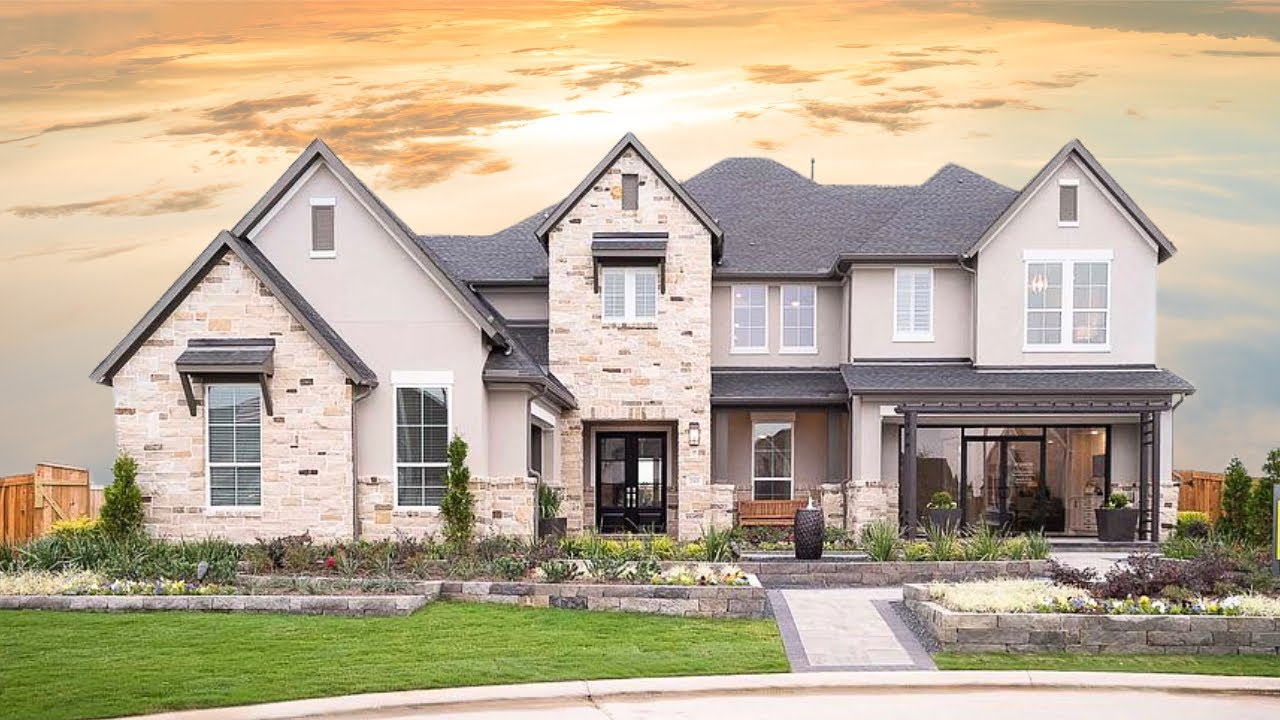 INSIDE A MASSIVE STUNNING MODEL HOUSE WITH LUXURY FEATURES NEAR HOUSTON ...