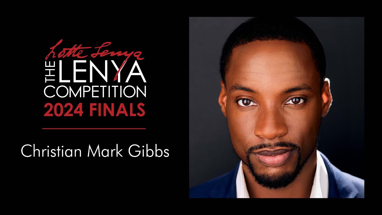 2ND PLACE WINNER Christian Mark Gibbs Competes at the Lotte Lenya ...