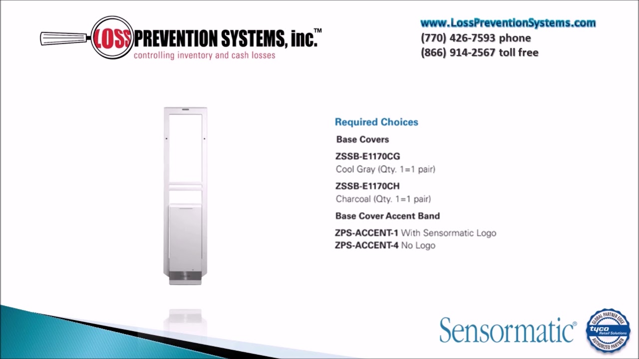 Synergy 2.5 Self Contained EAS - Sensormatic - Loss Prevention Systems ...