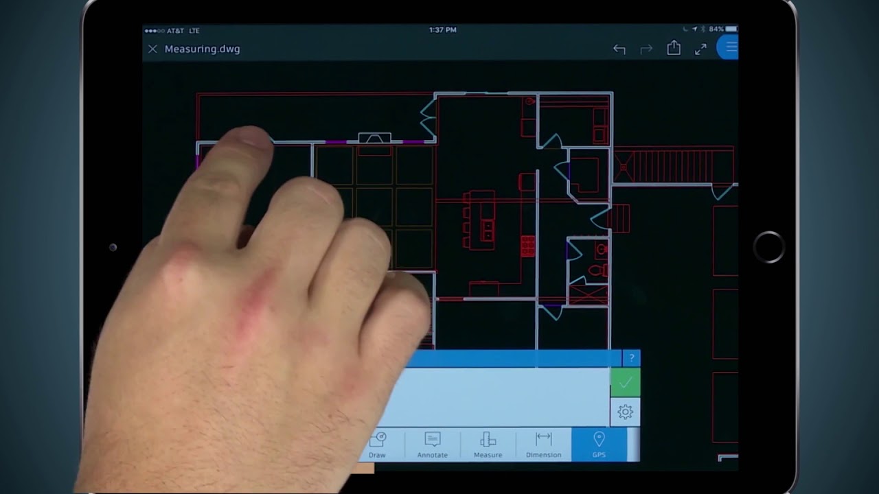 How to use the GPS function in AutoCAD mobile app 5slQ4EOEq5Q - YouTube