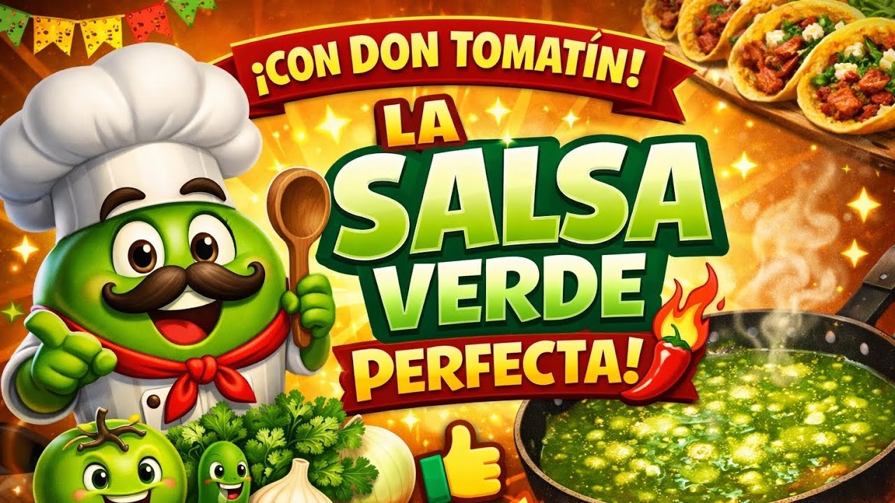 🔥 TÍTULO VIRAL🍅👨‍🍳 La Salsa Verde PERFECTA con Don Tomatín | Receta ...